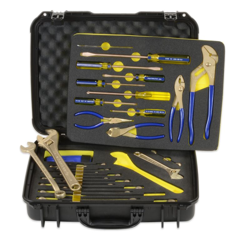 Non-Magnetic Non-Sparking MRI Maintenance Tool Kit (Metric Only Version)