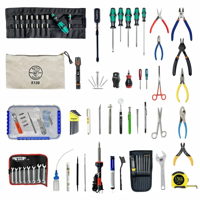 Biomedical Repair Tool Kit in CLC Molded Base Tool Backpack - Tecratools
