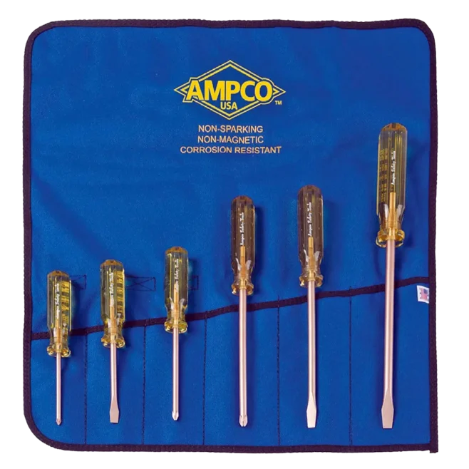 Ampco Non-Sparking 6-Piece Screwdriver Set - Tecratools