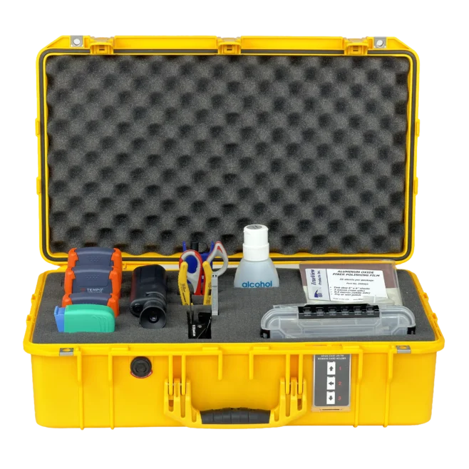 Pro Fiber Optic Single/Multimode Test & Restoration Tool Kit - Tecratools