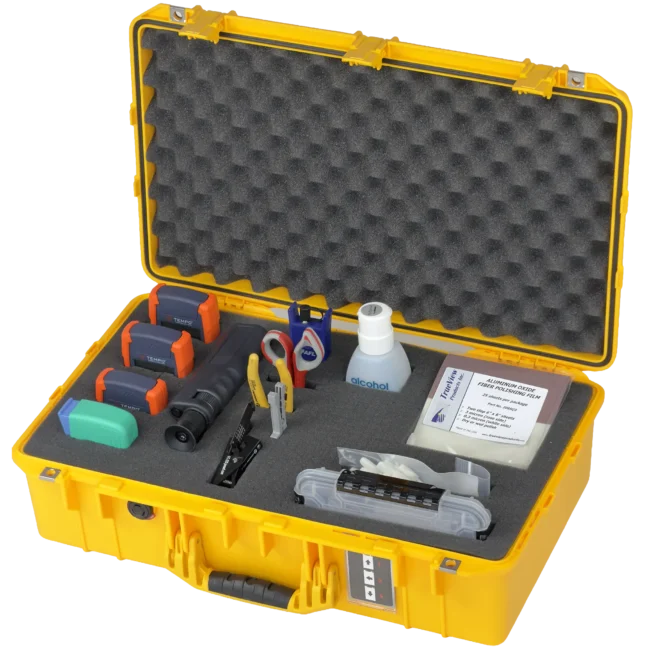Pro Fiber Optic Single/Multimode Test & Restoration Tool Kit - Tecratools