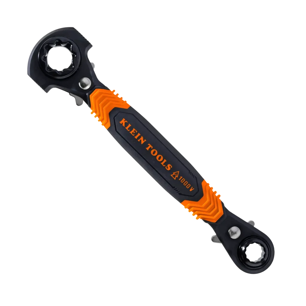 Klein 7-in-1 Hammer Facing Insulated Lineman Wrench - Tecratools